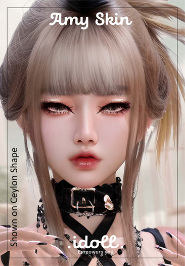 Second Life Marketplace Cute Skins Idoll Amy Skin Demo